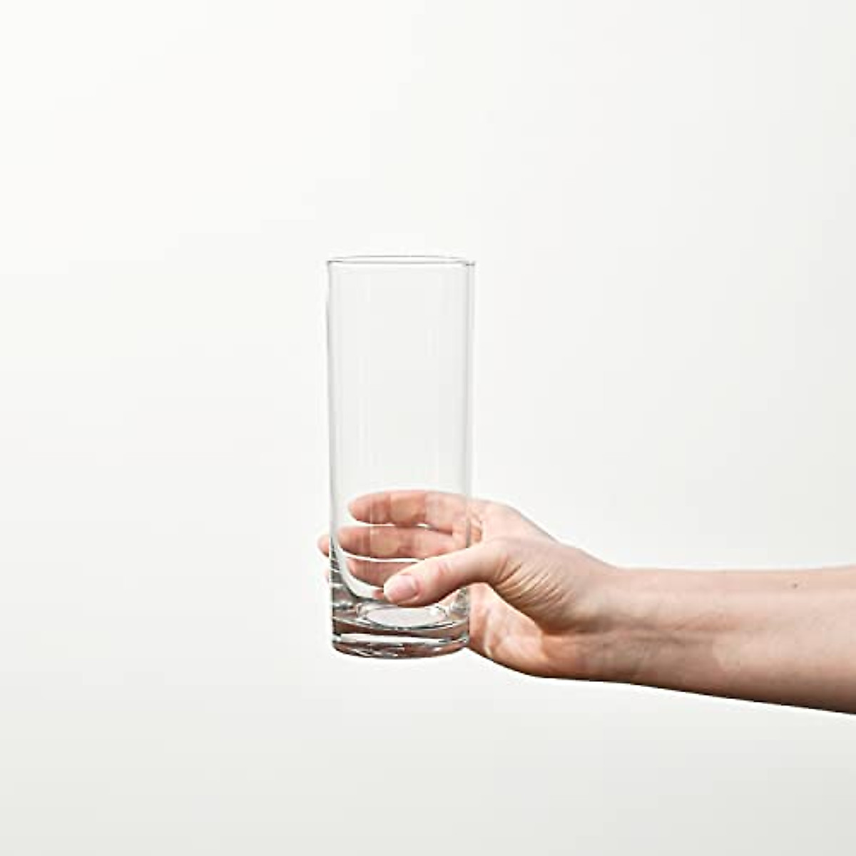 KROSNO Tall Water Juice Drinking Glasses | Set of 6 | 16.9 oz | Balance Collection | Highball & Tumbler Crystal Glass | Perfect for Home Restaurants and Parties | Dishwasher Safe | Gift Idea | Made in Europe