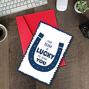 Funny Boss’s Day Card for Boss, Happy Boss Day Card from Employer Worker, Boss Thank You Card for Him Her