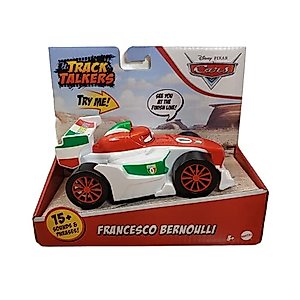 Disney Cars Toys Track Talkers Francesco, 5.5-in, Authentic Favorite Movie Character Talking & Sound Effects Vehicle, Fun Gift for Kids Aged 3 Years and Older, Multicolor