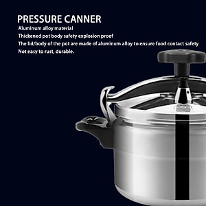 Aluminum Pressure Cooker, 3L/4L/5L Large Capacity Pressure Cooker for Gas Stove Induction Cooker, Explosion Proof Pressure Canner with Easy Lock Lid, Fast Cooking Cookware (3L-18CM Bottom)