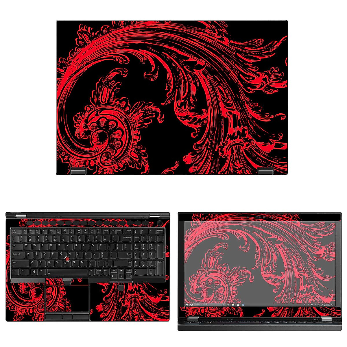 Decalrus - Protective Decal Skin Sticker for Lenovo ThinkPad P53 (15.6" Screen) case Cover wrap LEthnkpd15_P53-127