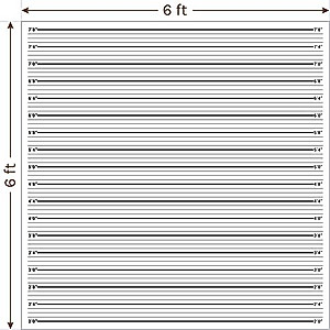 Mugshot Photo Booth Backdrop Banner - 6x6ft, Wide Enough for Everyone, Accurate Measurements for Bachelorette Party, Girls Night Out, Height Charts