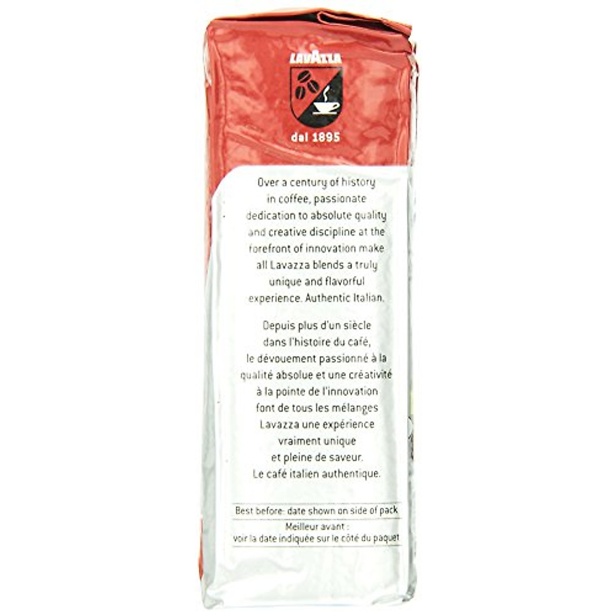 Lavazza Qualita Rossa Ground Coffee Blend, Medium Roast, 8.8 Ounce (Pack of 4)