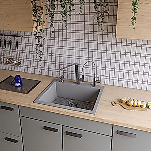 ALFI brand AB2420DI-T Kitchen Sink, Titanium