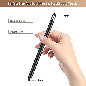 StylusHome Stylus Pens for Touch Screens (2 Pcs), Sensitivity & Precision Stylus, 2 in 1 Capacitive Stylus with 6 Extra Tips for iPad iPhone Tablets Samsung Galaxy All Universal Touchscreen Devices