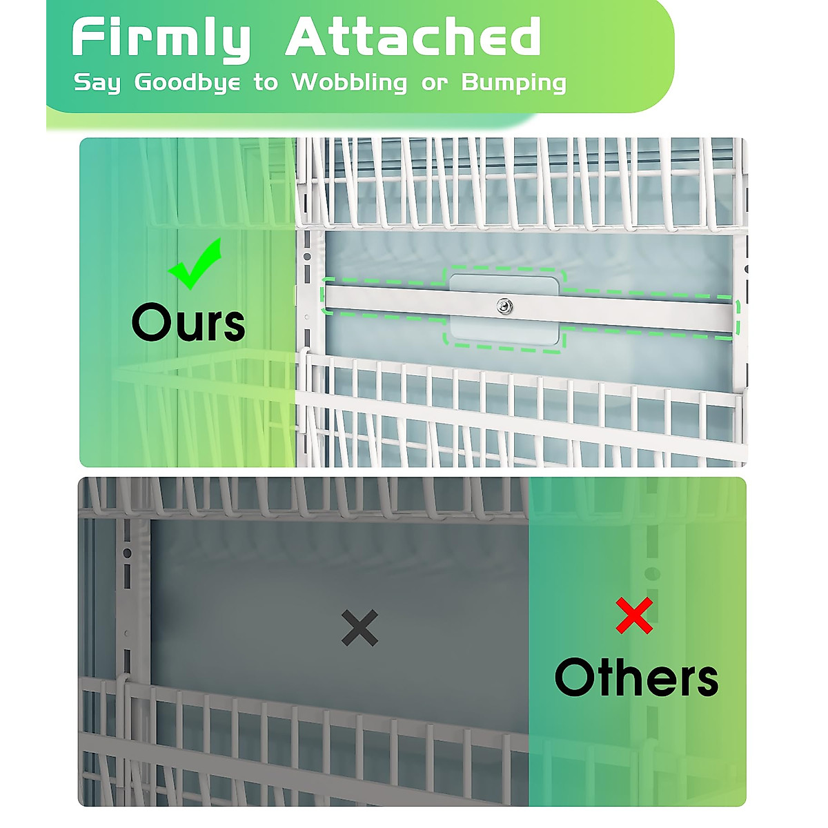 Mefirt White 9-Tier Over The Door Pantry Organizer, Pantry Organization and Storage, Deep Baskets Hanging Heavy-Duty Metal, Wall Spice Rack Seasoning Shelves for Home & Kitchen, Laundry Room Bathroom