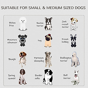 PawHut Dog Crate Furniture Wire Indoor Pet Kennel Cage, End Table with Double Doors, Locks for Small and Medium Dog House, White