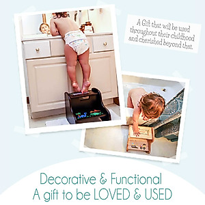 Personalized Espresso Step Stool (Dinosaur)