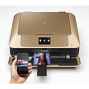 Canon MG7720 Wireless All-In-One Printer with Scanner and Copier: Mobile and Tablet Printing, with Airprint™ and Google Cloud Print compatible, Gold