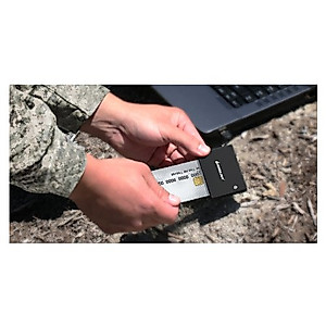 IOGEAR Portable Smart Card (CAC) Reader - TAA Compliant - Military - DOD - Government - Healthcare - Banking - Compatible Win, Mac OS and Linux - GSR203