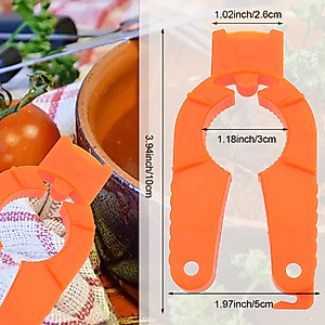 4 PACK Multifunctional Kitchen Can Opener Adjustable Easy Grip Bottle Jar Opener Use for Elderly Weak Hands and Arthritic