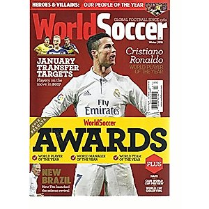 WORLD SOCCER GLOBAL FOOTBALL MAGAZINE, WORLD SOCCER AWARDS WINTER, 2016