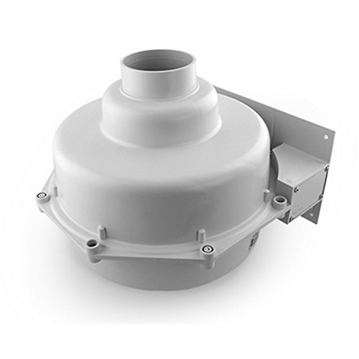 RadonAway GP501 Radon Fan & Install kit: Two 3"x3" Black Couplings & U-Tube Vacuum Gauge & Radon System Labels