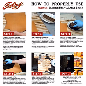 Fiebing's Leather Dye - Orange - 32oz Alcohol Based Permanent