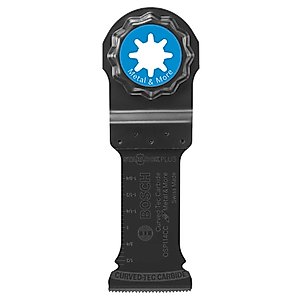 BOSCH OSP114CC 1-1/4 In. StarlockPlus Oscillating Multi-Tool Curved-Tec Carbide Extreme Plunge Blade