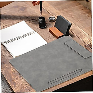 Ciieeo folder board client profile cards marketing supplies open house flags for real estate agents stationery document holder metal pencil Clip Board business office pu paper clip