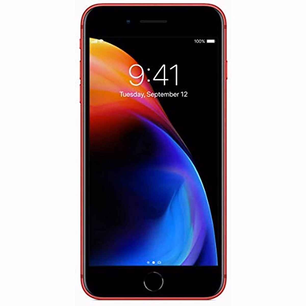Apple iPhone 8 Plus, US Version, 64GB, Red - Unlocked (Renewed)