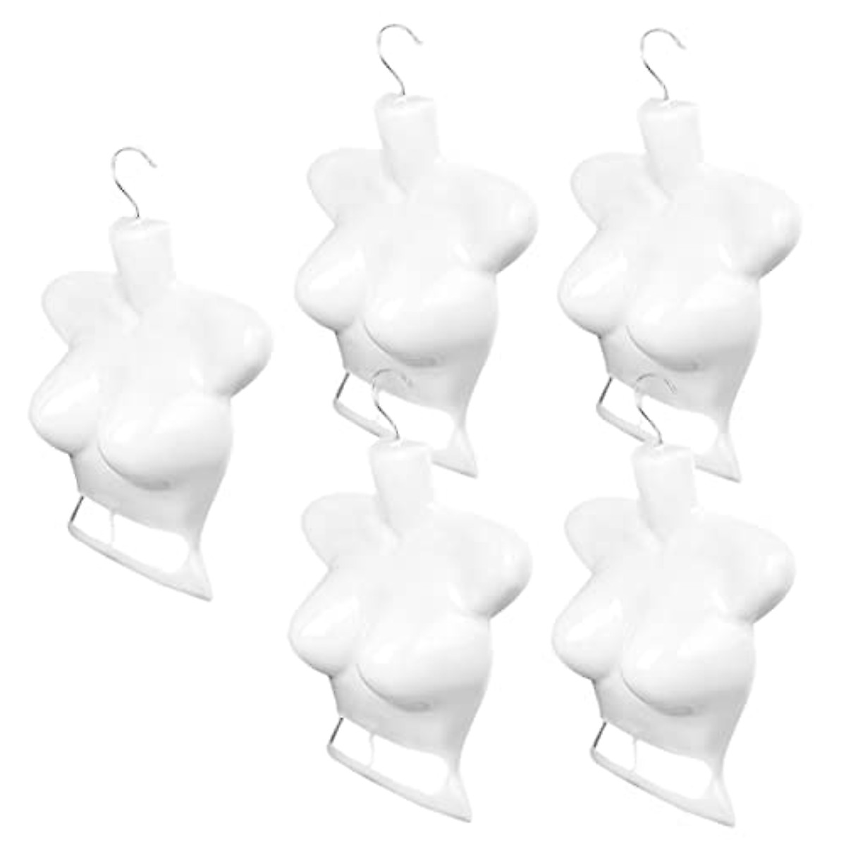 Zerodeko 20 pcs Mannequin Hanger Torso Clothing Display Clothing Display Rack Sewing Mannequin Manikin Body Female Mannequin Model Mannequin Body Coat Hangers Woman Plastic Underwear Girl