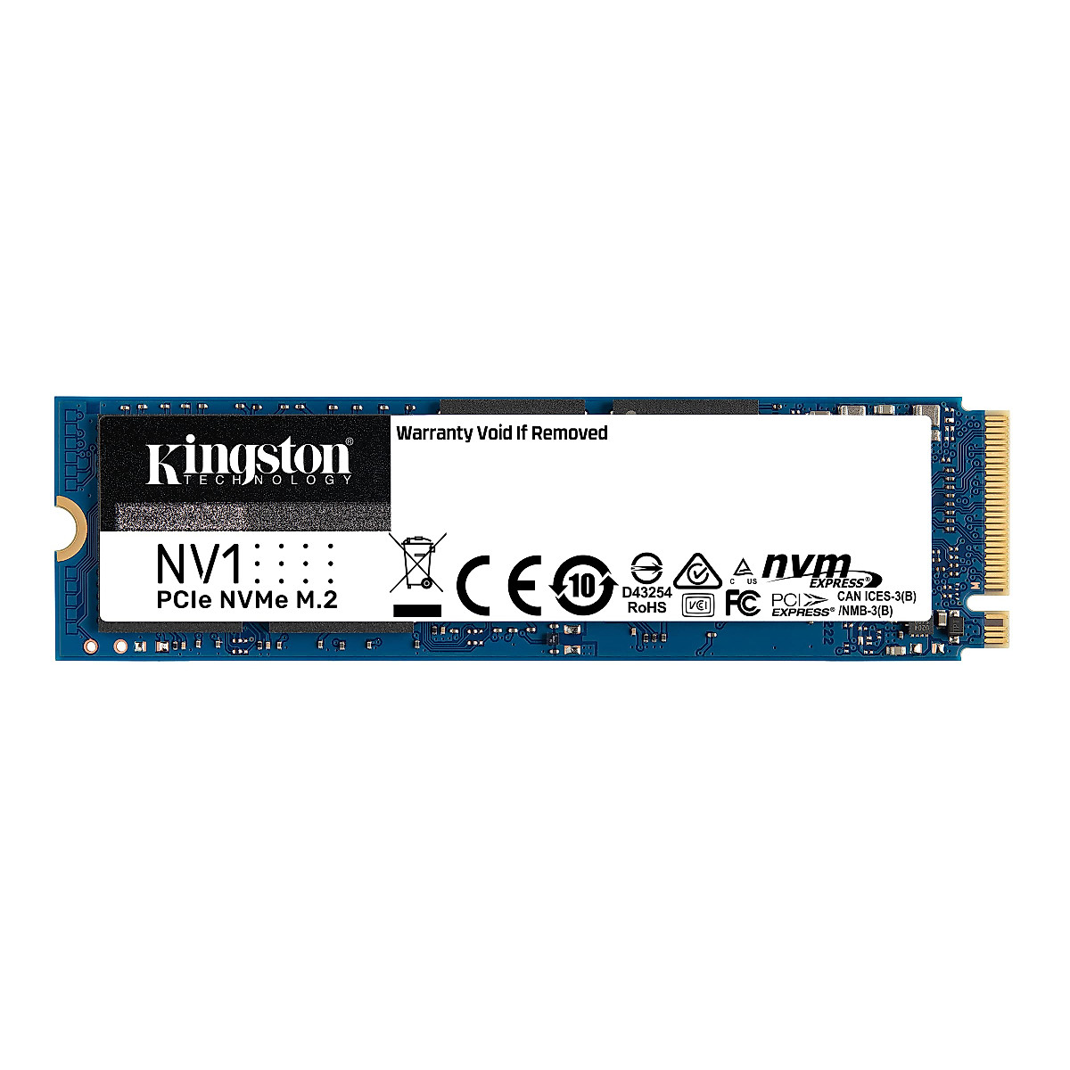 Kingston NV1 1TB M.2 2280 NVMe PCIe Internal SSD Up to 2100 MB/s SNVS/1000G