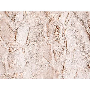 WOLF CREEK BLANKET Double Soft Luxurious Indulgent Faux Fur No Shed Throws - Softest Cozy & Lightweight Reversible thow Blankets for Chair, Sofa, or Bed, Women Teen Girls Gift (Pink 50x65)