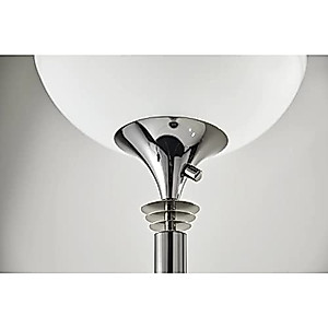 Adesso Home 5120-01 Transitional Two Light Floor Lamp from Metropolis Collection Finish, Black Nickel