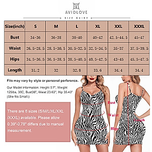 Avidlove Women's Full Slip for Under Dresses Sexy V Neck Nightgwon Sleep Dress Sleep Dress Sleepwear