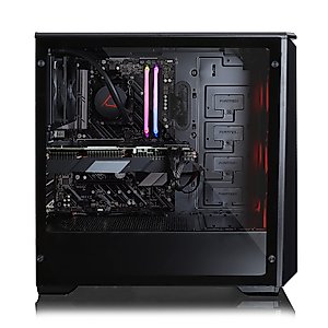 CLX Set VR-Ready Gaming Desktop - Liquid Cooled AMD Ryzen 9 5900X 3.7Ghz 12-Core Processor, 32GB DDR4 Memory, GeForce RTX 3070 8GB GDDR6 Graphics, 960GB SSD, 4TB HDD, WiFi, Windows 11 Home 64-bit
