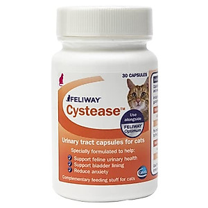 FELIWAY Cystease Advanced Urinary Tract Support for Cats (Pot Size: 30 Tablets)