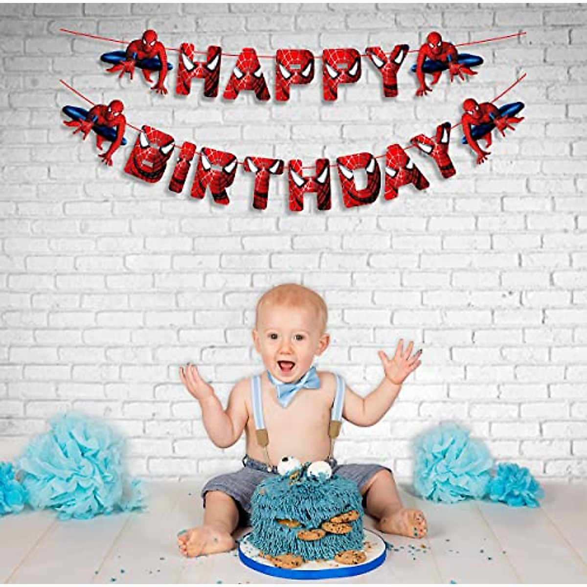 Seyal® Spider Happy Birthday Banner