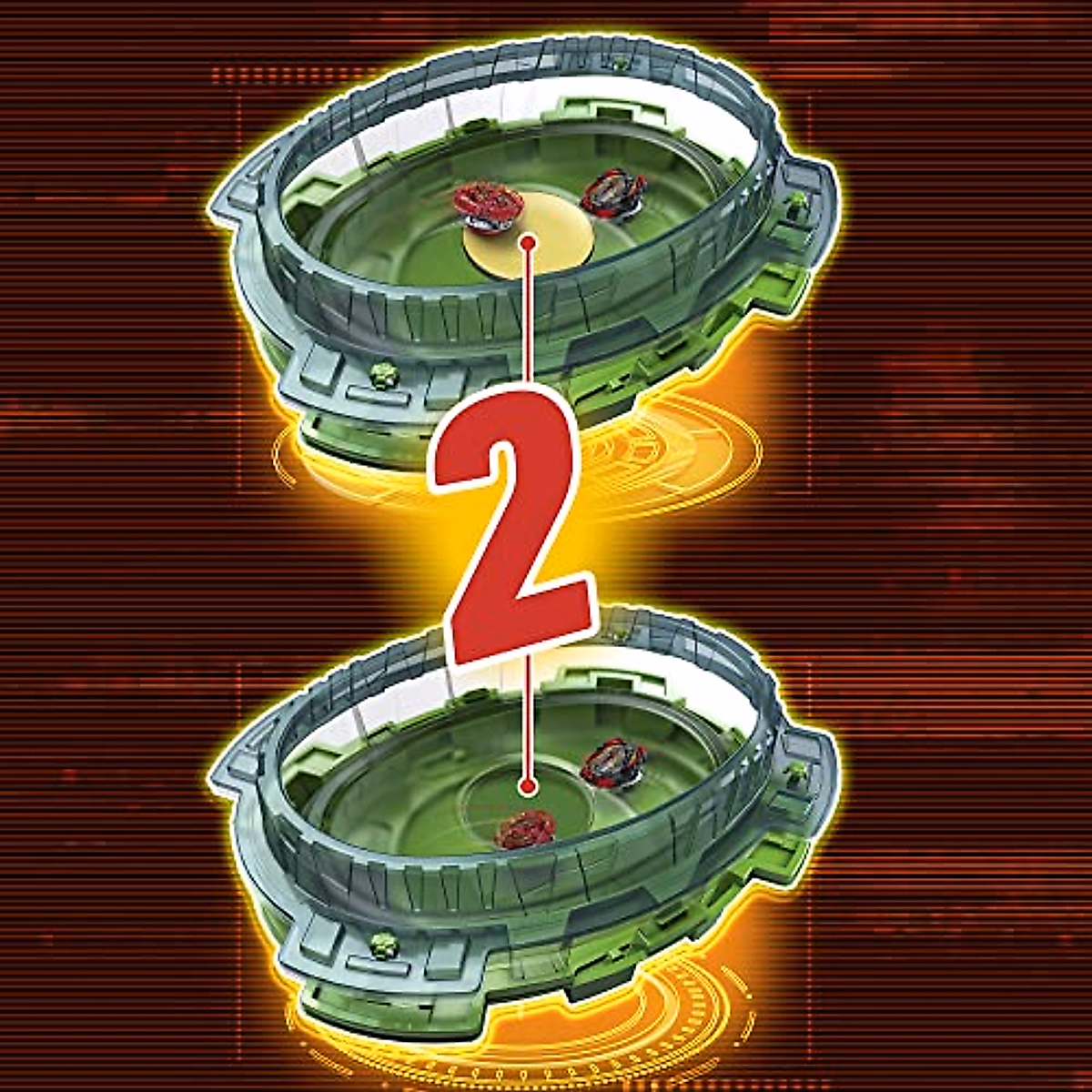 BEYBLADE Burst QuadDrive Interstellar Drop Battle Set, Set Stadium, 2 Battling Tops and 2 Launchers, Toys for 8 Year Old Boys & Girls & Up