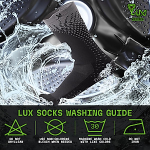 LUX Sports ProCleat Performance Grip Socks GripArray™ - Athletic Socks for Performance Sports - Grip Socks for Men and Women - Non-Slip High-Performance Sports Socks for Soccer, Baseball, and more