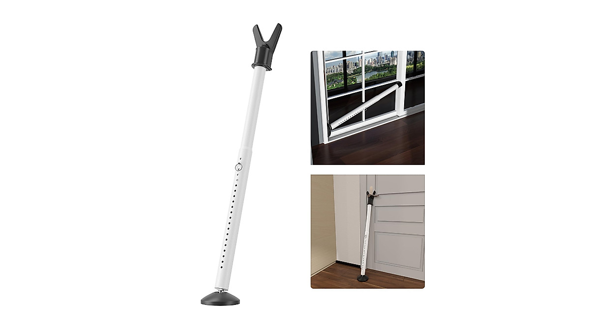 Heavy Duty Adjustable Door Security Bar for Home & Office