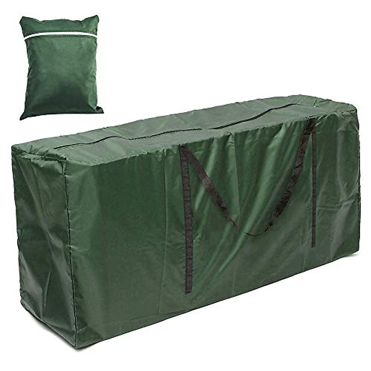 Christmas Tree Storage Bag 2 Pack , Fits Up to 12 ft Tall Artificial Disassembled Trees, Heavy Duty Xmas Tree Bag, Outdoor Cushion Storage Bag with Zippers and Handles 68" L X 30" W X 20"