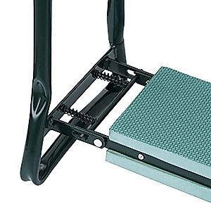 LEMY Garden Kneeler Seat Multiuse Portable Garden Bench Garden Stools Foldable Stool with Tool Bag Pouch EVA Foam Pad