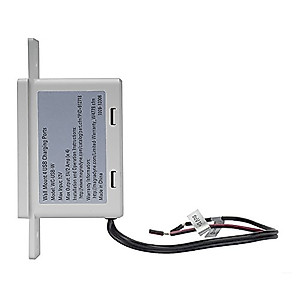 Magnadyne WC-USB-W White Wall Mount 4 USB Charging Ports (White Wall Plate included)