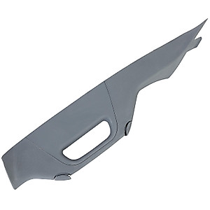 A Pillar Grab Handle Interior Trim Compatible with 2011-2016 Ford F-250 F-350 F-450 F-550 Super Duty Replacement for BC3Z-2503599-AC - Gray Left Driver Side