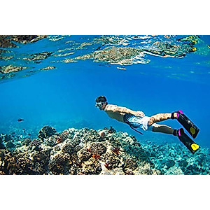 FitsT4 Sports Neoprene Water Socks 3mm Snorkel Fin Anti-Slip Sock Swim Men Women Dive Wetsuit Booties Perfect for Scuba Surfing Kayaking Beach Volleyball Soccer