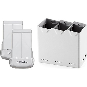 2 Pack Mini 4 Pro Batteries Bundle with Charging Hub, Original DJI Parts for Mini 4 Pro/Mini 3 Pro