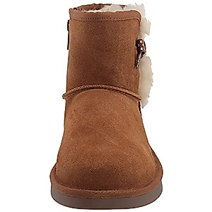 Koolaburra by UGG Unisex-Child T Victoria Mini DOTS Boot, Chestnut, 7 Toddler