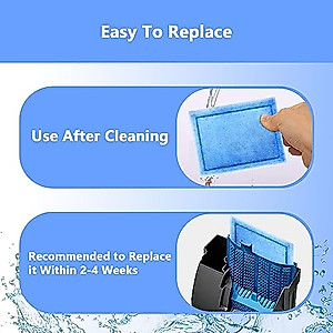 Yonice 8 Pcs Aquarium Filter Cartridge,Compatible for Aqua-Tech 20-40/30-60 Power Filters,Replacement for AquaTech EZ-Change #3