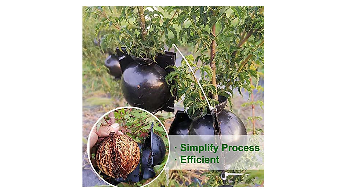 MIIIM 10 PCS Air Layering Propagation Kit with Zip Ties, Reusable Half ...