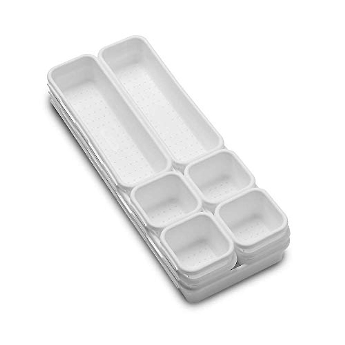 madesmart Value 9-Piece Interlocking Bin Pack | VALUE COLLECTION | Customizable Multi-Purpose Storage | Durable | Easy to Clean | BPA-Free