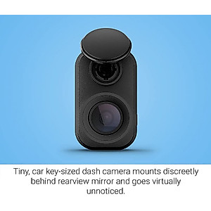 Garmin Dash Cam Mini 2, 1080p, 140-degree FOV, Incident Detection Recording (International Version) and 16GB SD Card Included, Black