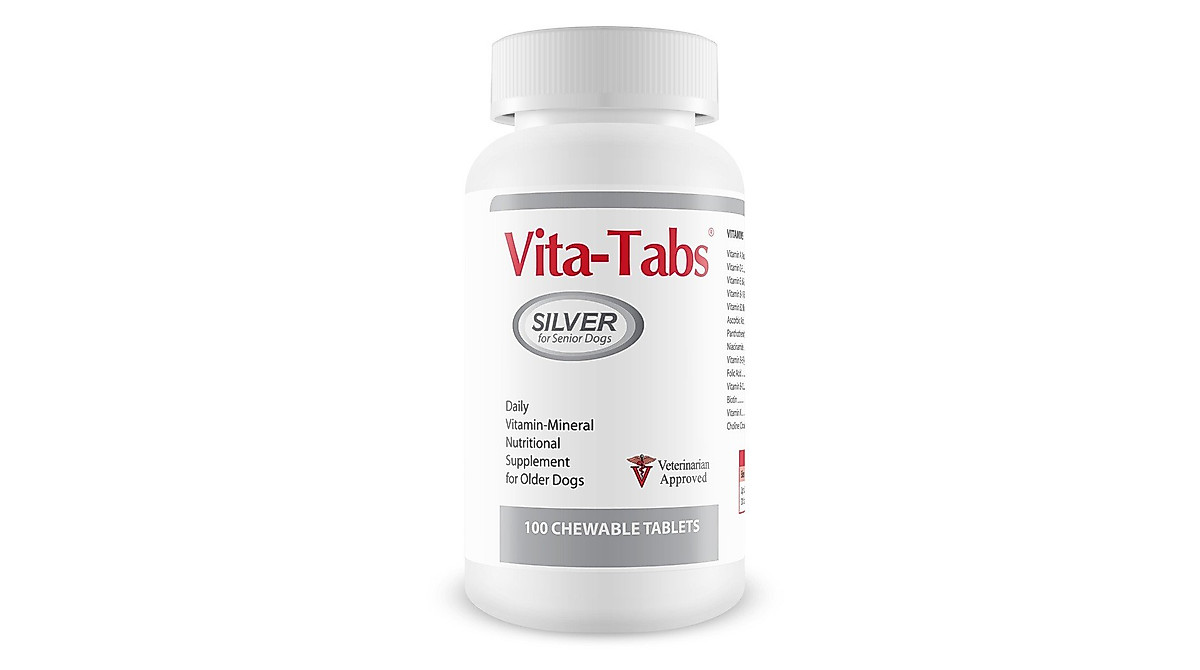 Vita-Tabs Silver for Senior Dogs | Daily Vitamin Supplement