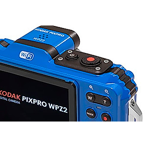 KODAK PIXPRO WPZ2 Rugged Waterproof Digital Camera 16MP 4X Optical Zoom 2.7" LCD Full HD Video, Blue