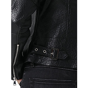 Rock & Republic Women's Faux Leather Jacket, Black, X-Large