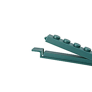 Bag Clips For Food Packages - Sealing Clips For Snack Bags | Kitchen Clips For Open Cookie Bags | Designed as a Set of 8 Cute Stackable Bricks | Multicolor Sealers