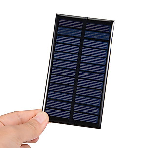 uxcell 5Pcs 1W 6V Small Solar Panel Module DIY Polysilicon for Toys Charger