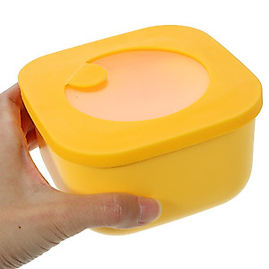 Kichvoe 4.7 * 2.5'' Sliced Cheese Container for Fridge Plastic Storage Containers with Lid Butter Cheese Slice Storage Box for Food Storage-S