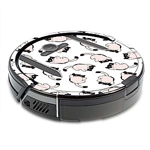 MightySkins Skin Compatible with Shark Ion Robot R85 Vacuum Minimum Coverage - Raining Cats | Protective, Durable, and Unique Vinyl wrap Cover | Easy to Apply, Remove | Made in The USA